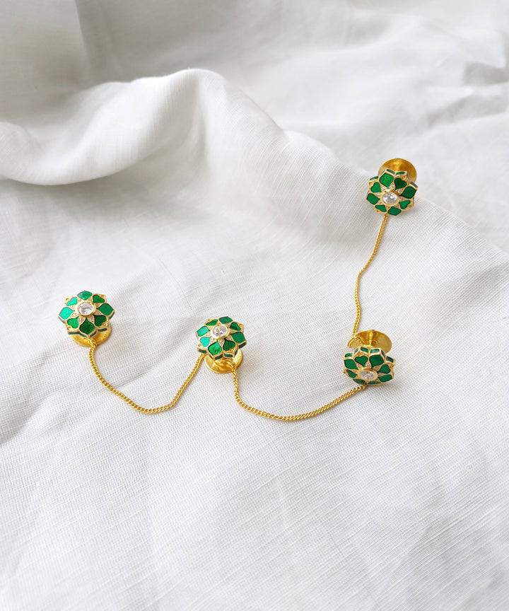 Designer Men Kurta Button Set – manner-india